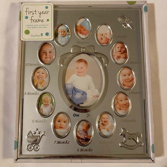 Tiny Ideas | Accents | First Year Frame By Tiny Ideas New In Pkg | Poshmark